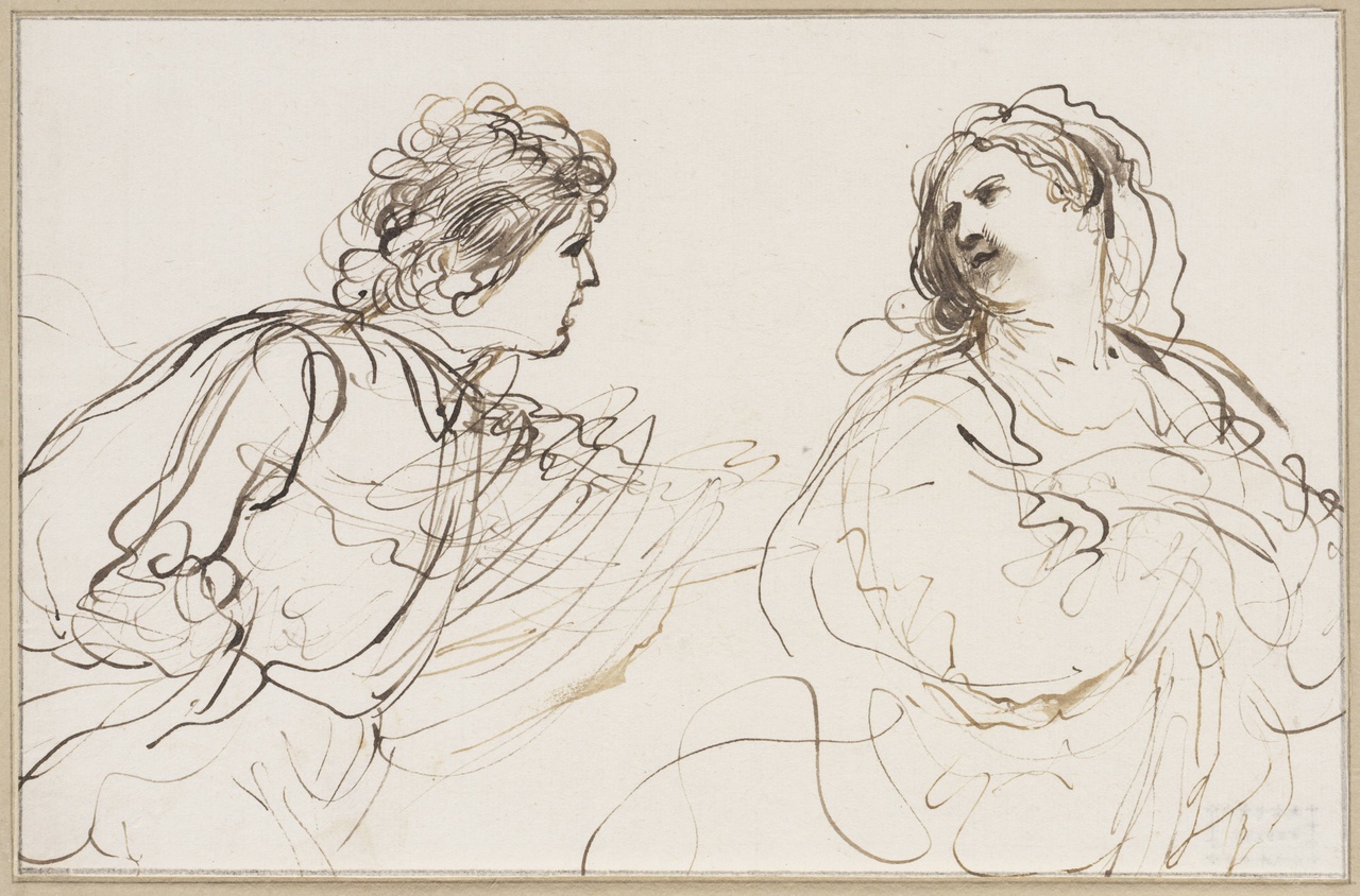 Spencer Alley: Guercino (1591-1666) - Mid-Career Drawings - 1625-1630