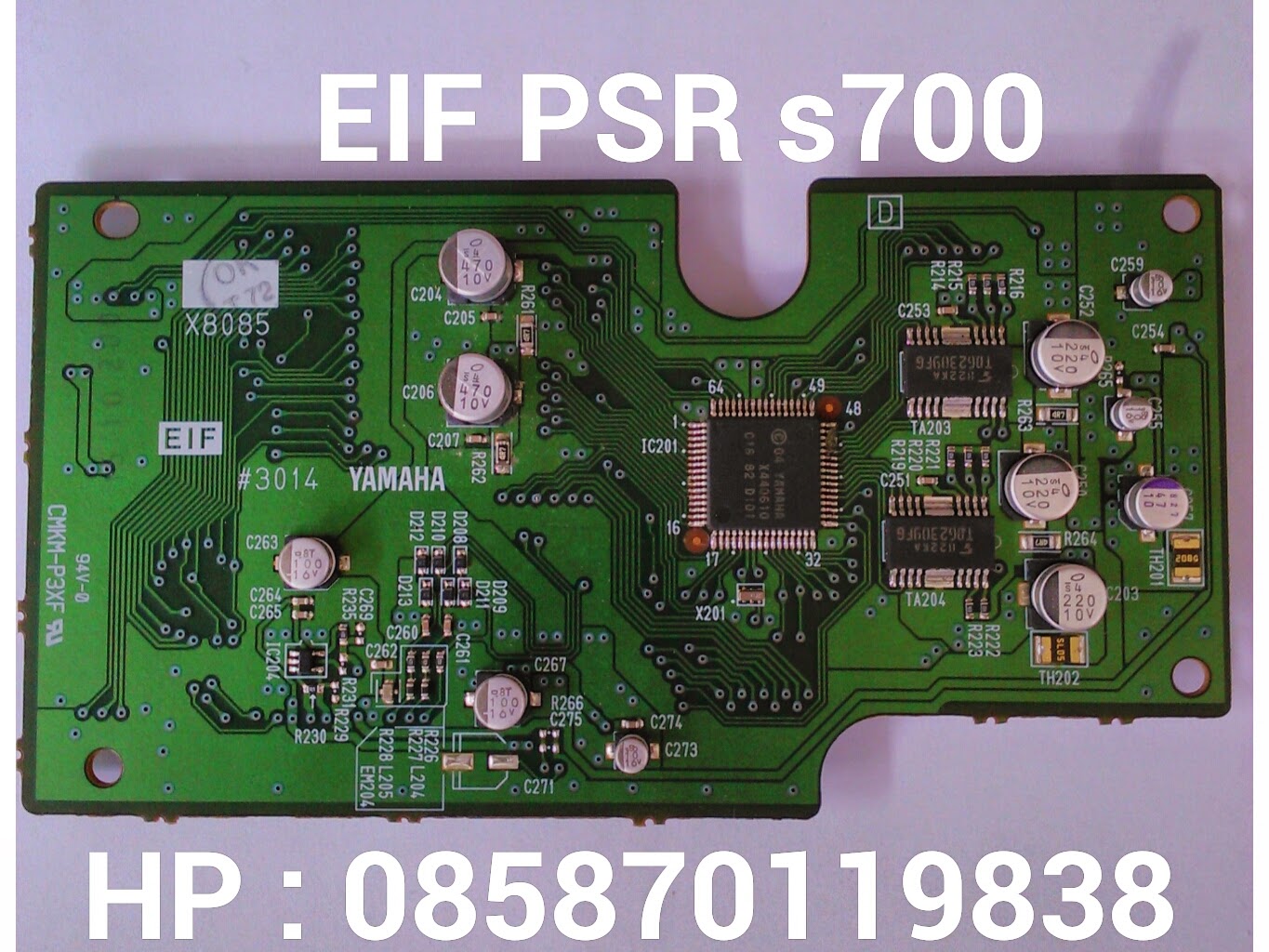 SPARE PART ALAT MUSIC: SPAREPART KEYBOARD YAMAHA PSR S700 ( BOARD EIF ...