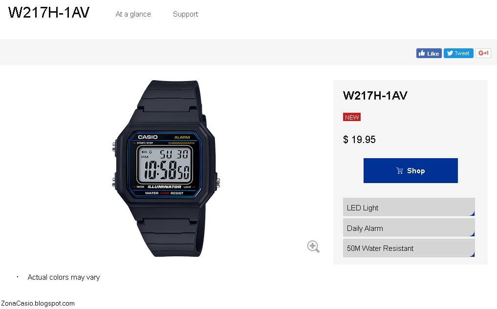 Zona Casio: El Casio W-217H llega a Estados Unidos (y nuevo STL-S110)