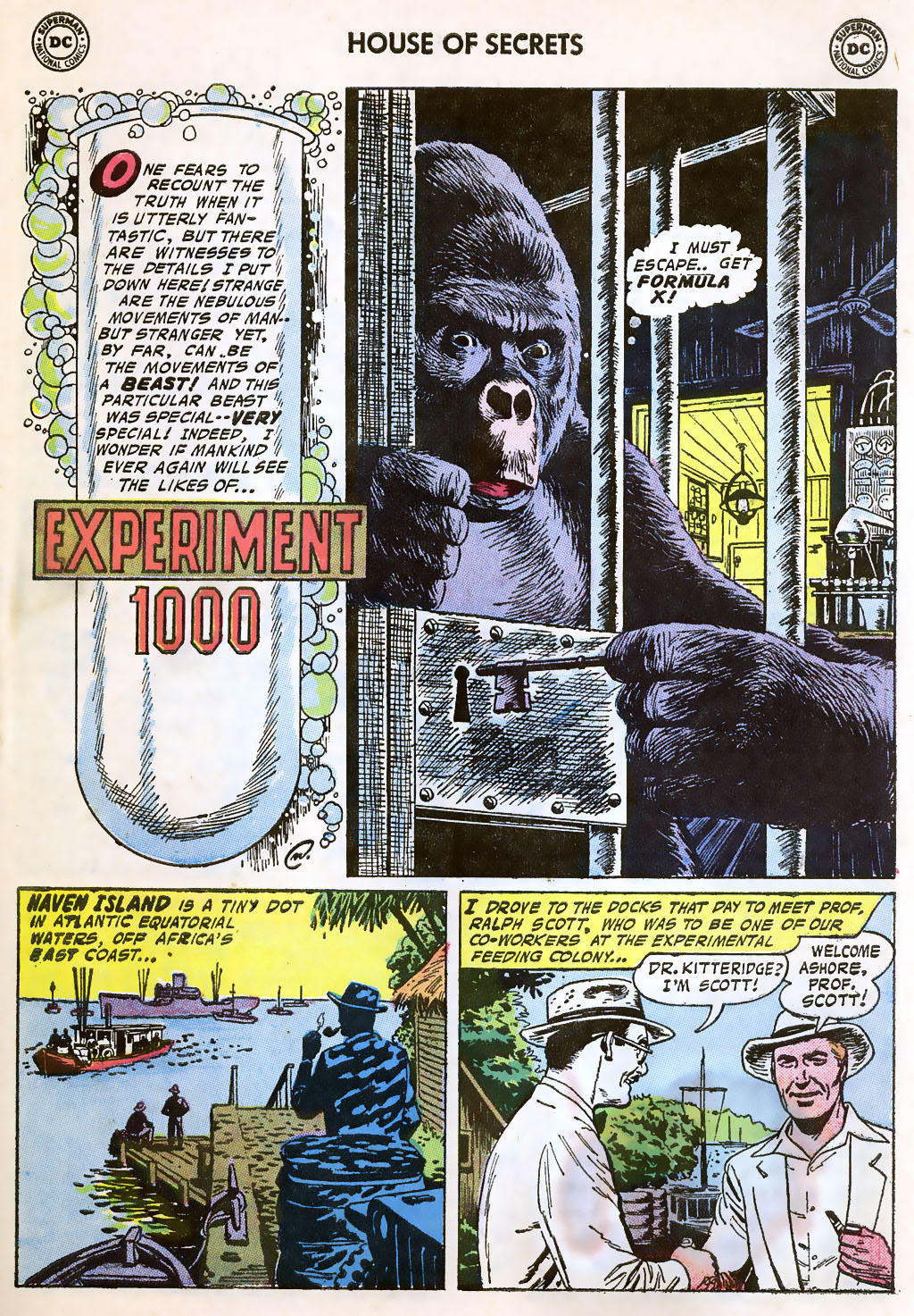 Four-Color Shadows: Experiment 1000-Nick Cardy-1957