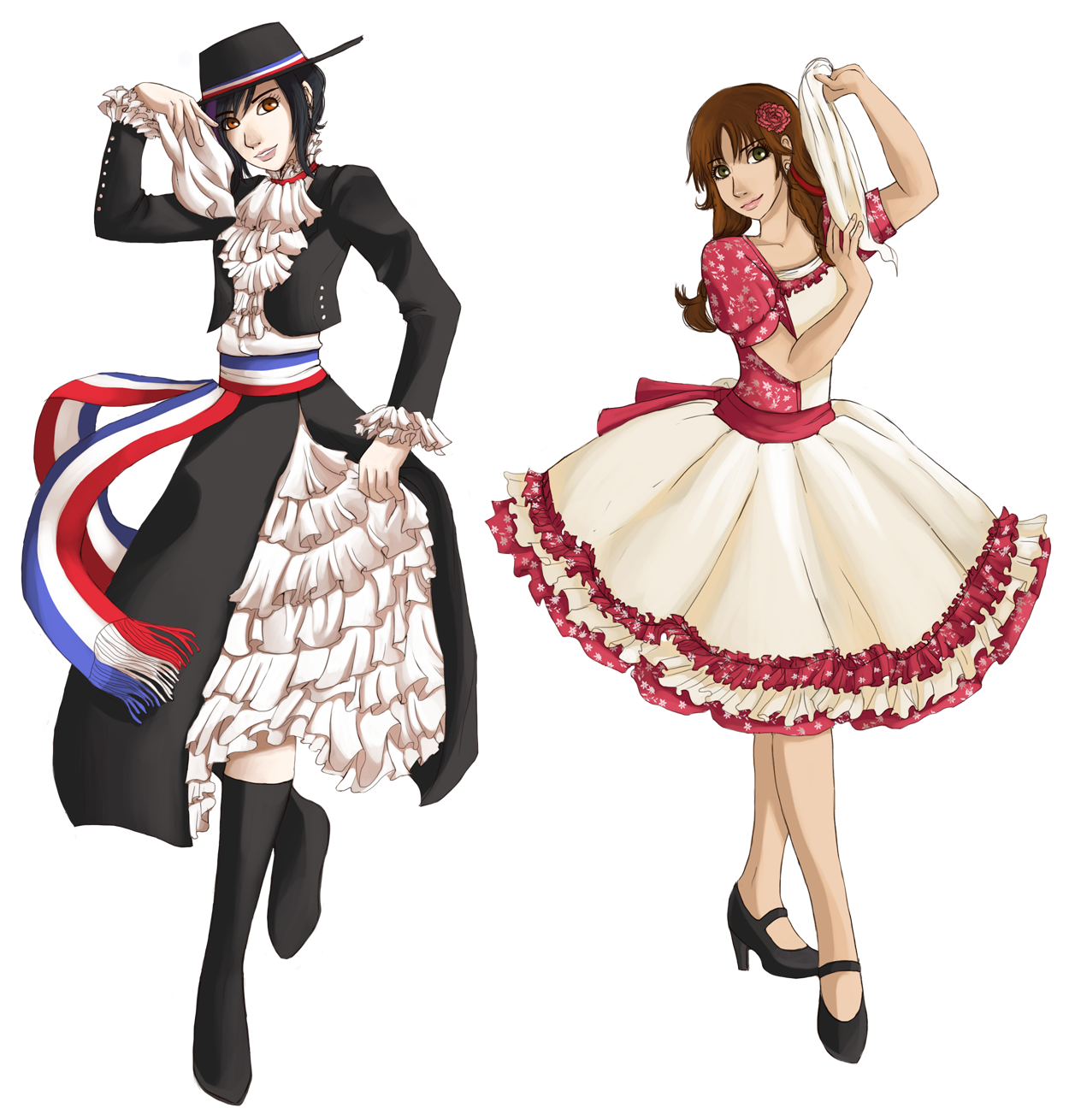 Literatura e identidad de chile.: "La cueca: Danza Nacional" Tania B.