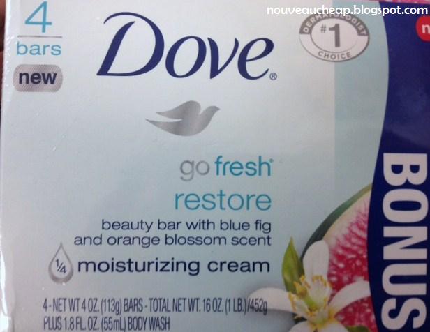 New scent from Dove: Blue Fig and Orange Blossom | Nouveau Cheap