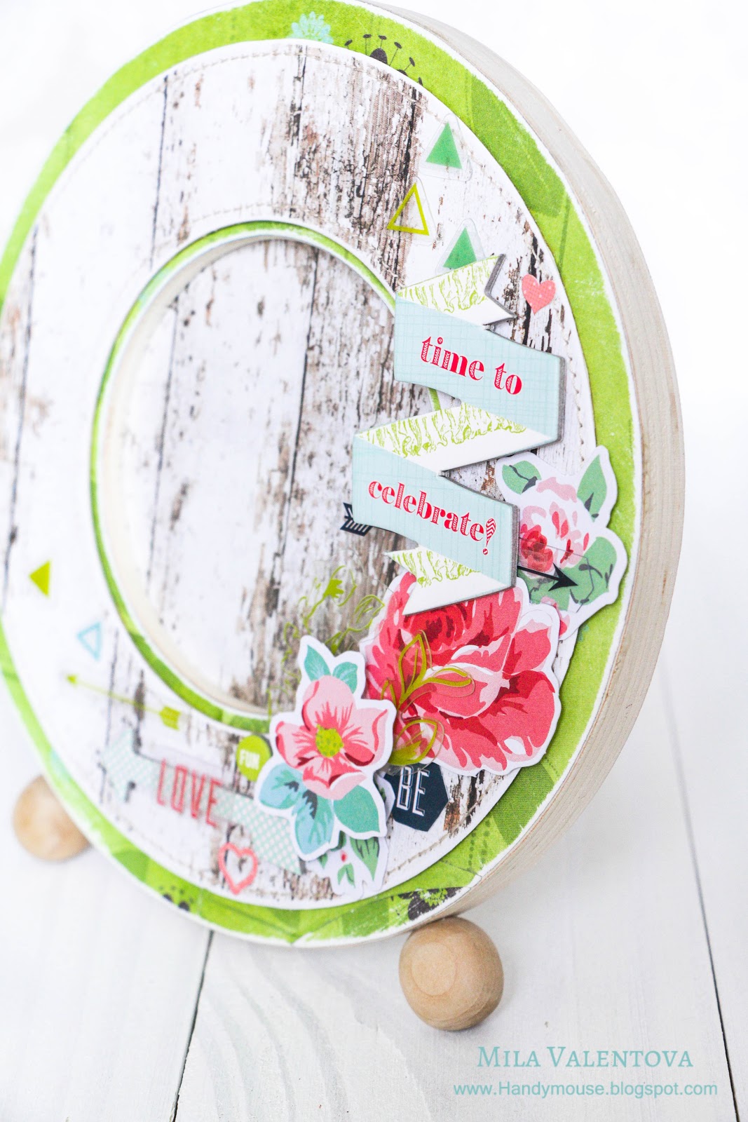 Mila Valentova, art blog: Photo frame "Tame to celebrate!"