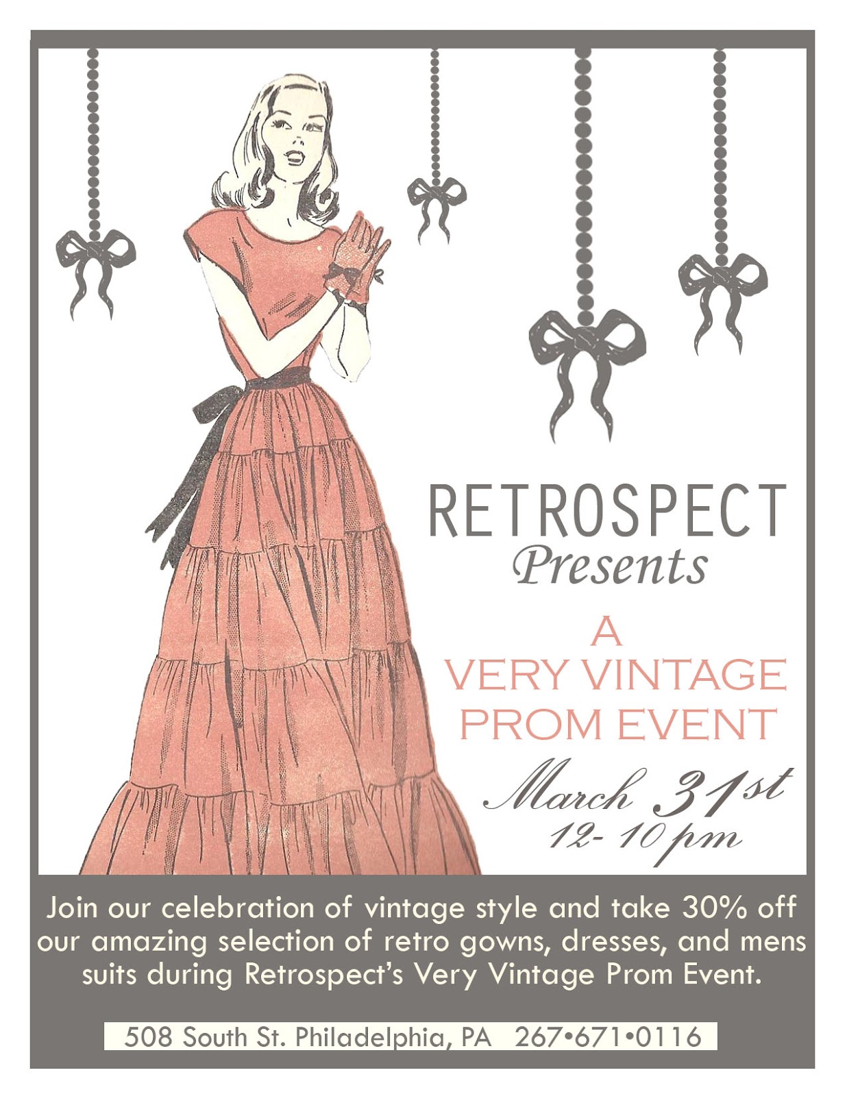 Retrospect Vintage: A Very Vintage Prom Event