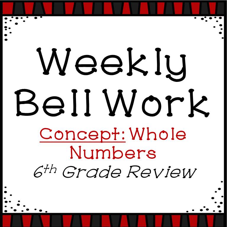 Weekly Bell Work