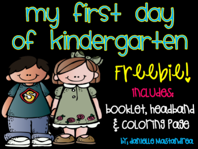 Krazee 4 Kindergarten: Kindergarten Back to School FREEBIE!