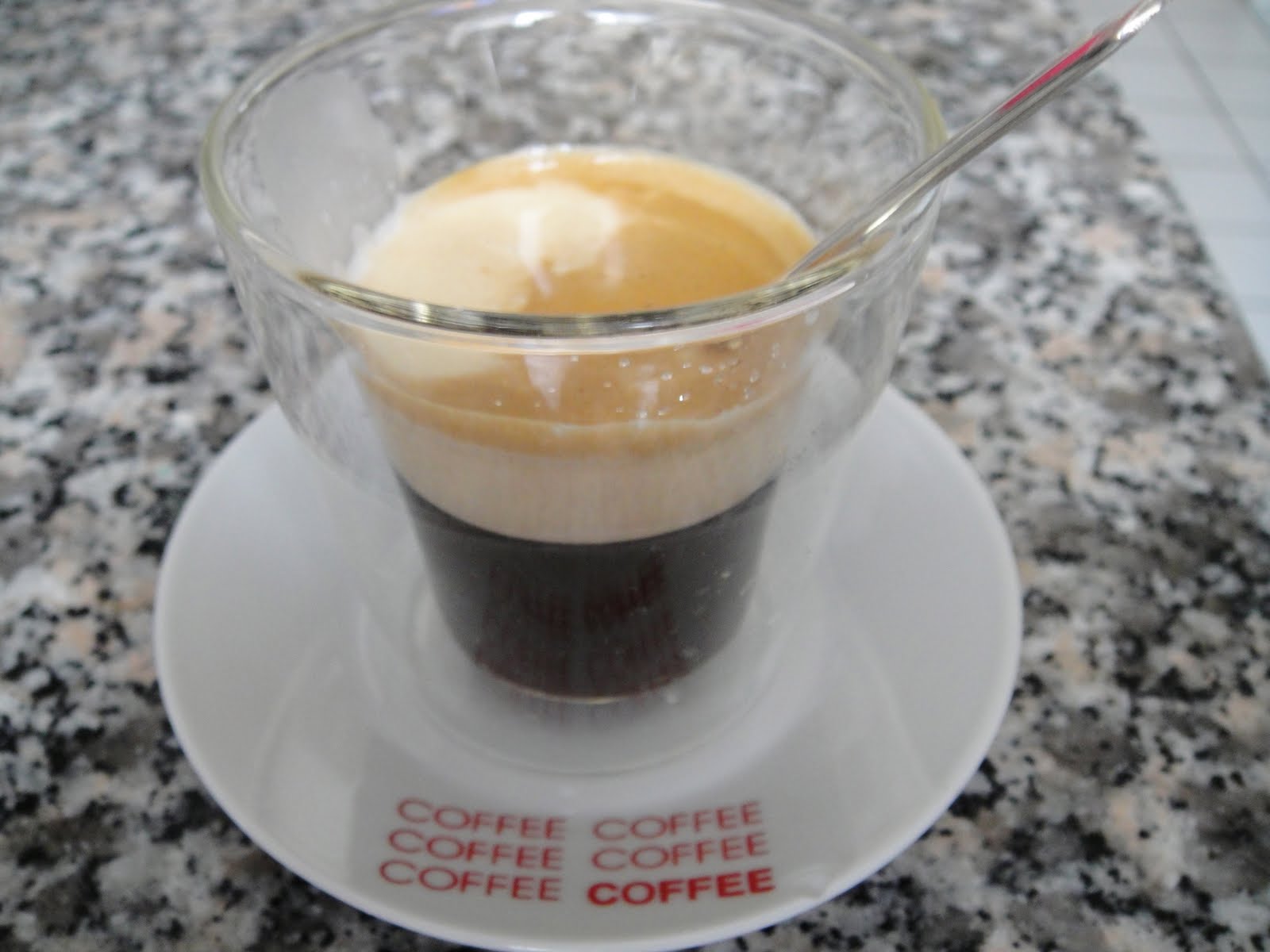 FOODYHOLIC'S Choice: ESPRESSO COFFEE WITH FLOATING CREAM ON TOP