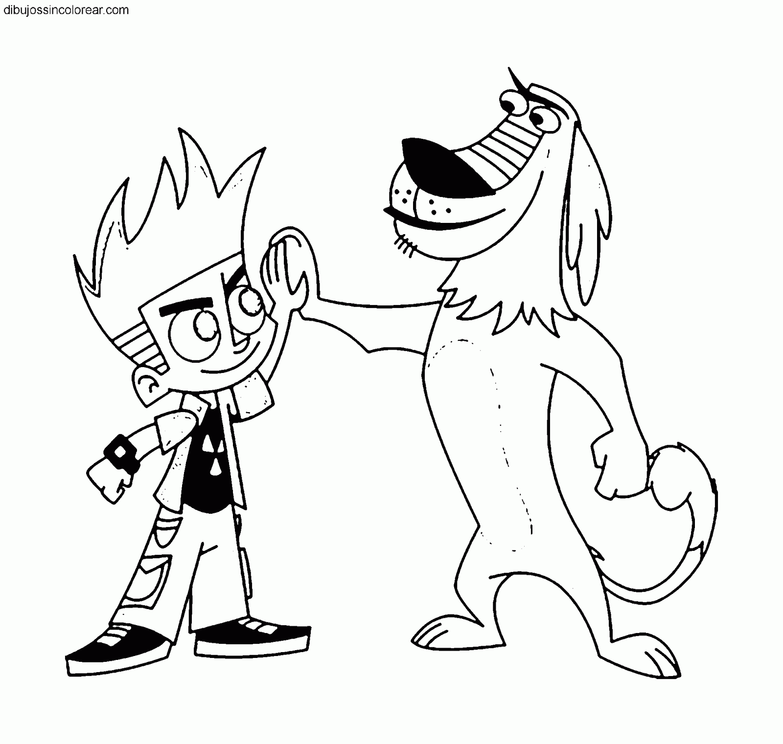 Dukey Johnny Test Coloring Pages Coloring Pages
