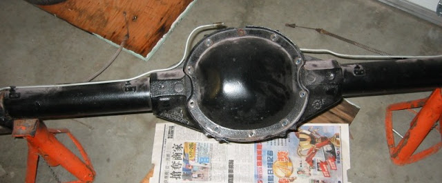 My 1941 Chevy Truck: Adding a rear end drain plug