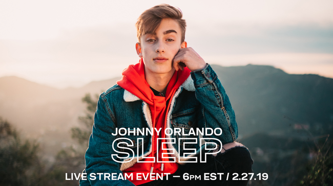 WATCH LIVE: Johnny Orlando shares music video for latest single “SLEEP ...