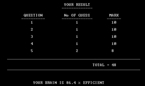 An interesting game for IQ Test - Fun But Learn