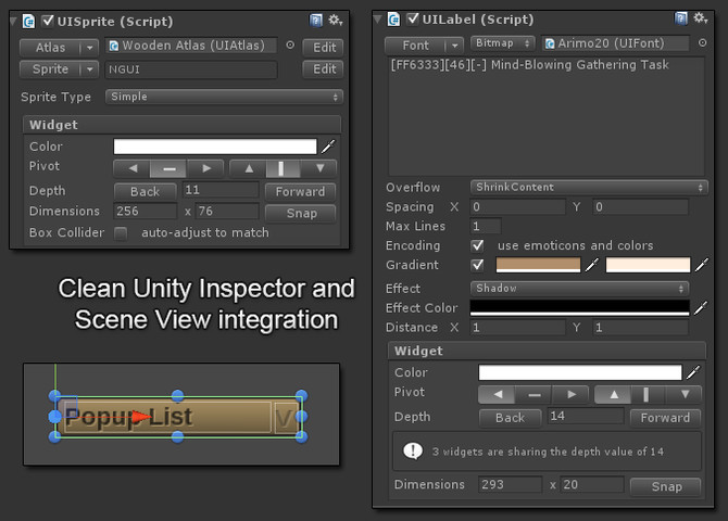 Unity3D Asset GhOsTrIaX Atrocity: Unity 3D Assets - NGUI Next-Gen UI v3.7.0