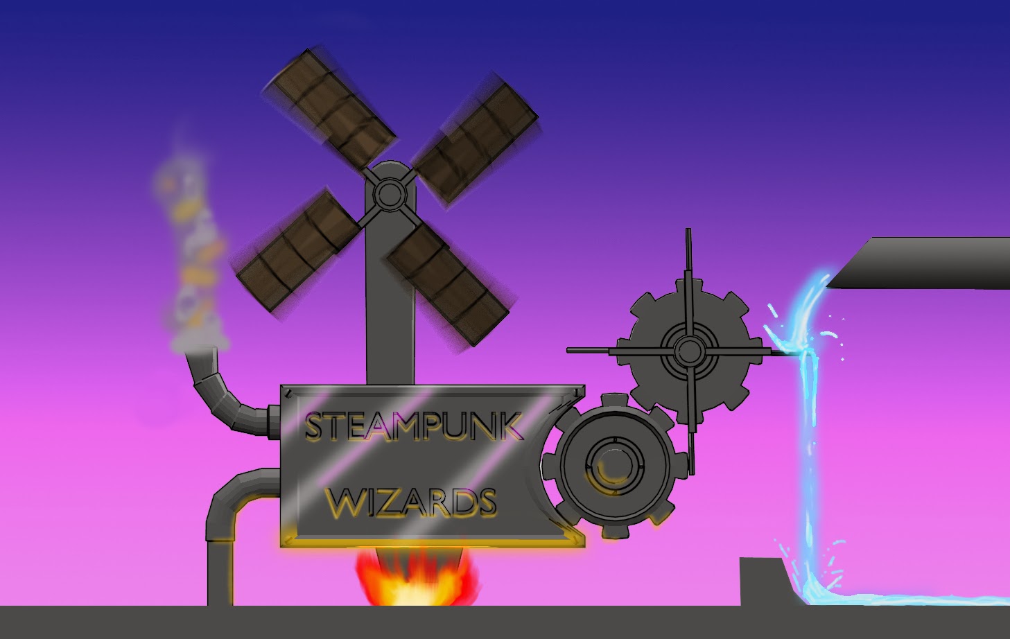 My Progress, Portfolio, Game, Concept Art and Animation: SteamPunk Wizards