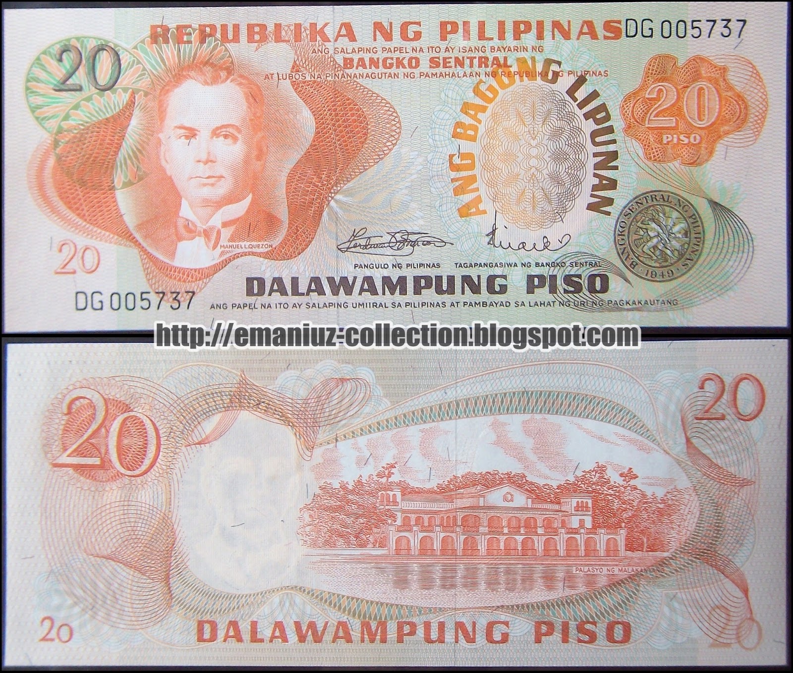 Banknote of the Philippines | 1970 Ang Bagong Lipunan Series | Emaniuz ...