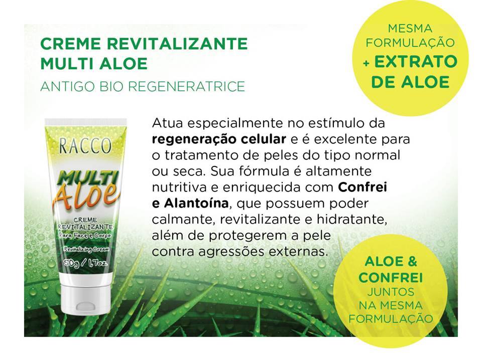 SOMOS RACCO: LINHA MULTI ALOE RACCO - O PODER DA ALOE VERA