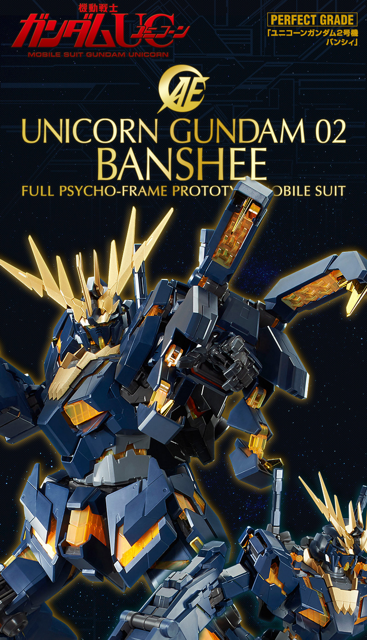 GUNDAM GUY: P-Bandai Exclusive: PG 1/60 Banshee Armed Armor VN / BS ...