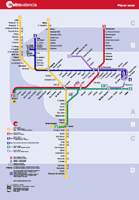 wallpaper zone: "The Valencia-Metro map"