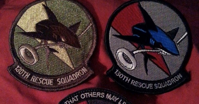 THE USAF RESCUE COLLECTION: WANTED!: USAF 130th RQS Patch Set