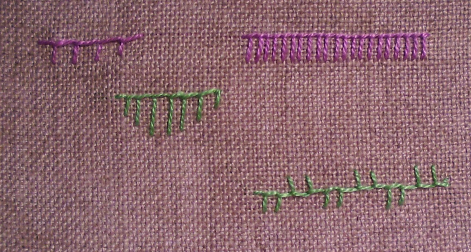 ``Shawkl``: TAST Week 2 - Buttonhole Stitch