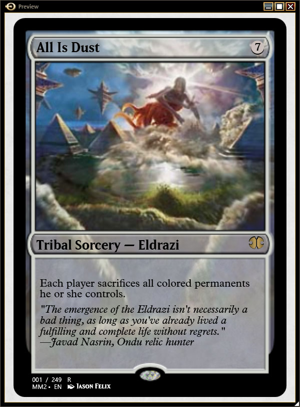 Magic the Gathering Adventures: Old and New Eldrazi Part 1: Colorless ...