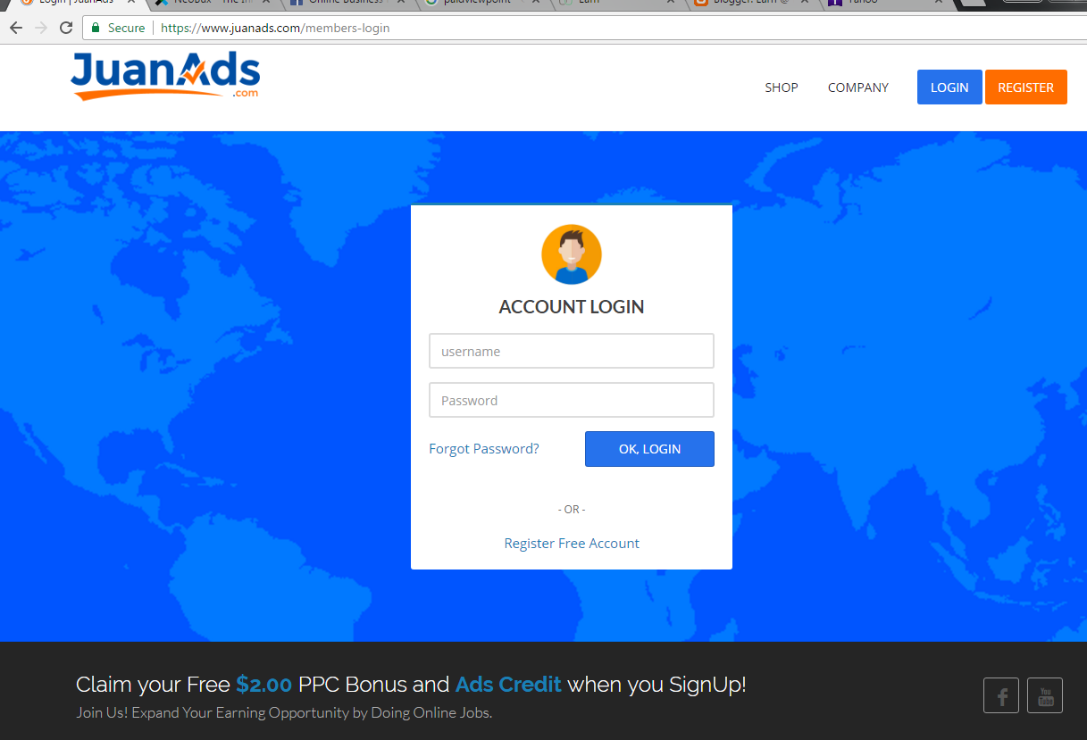 STEP BY STEP INSTRUCTIONS HOW TO JOIN JUAN ADS