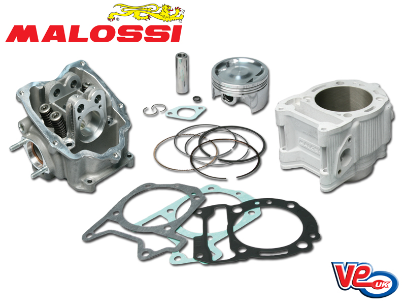 VE Scooter Spares: Malossi Vespa GTS 300 Cylinder Kit & V4 Head