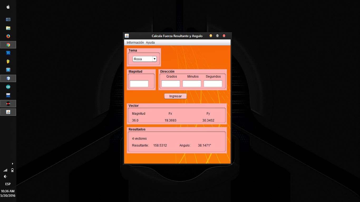 Programa que calcula el vector resultante y angulo de n vectores en el ... Programa que calcula el vector resultante y angulo de n vectores en el ...