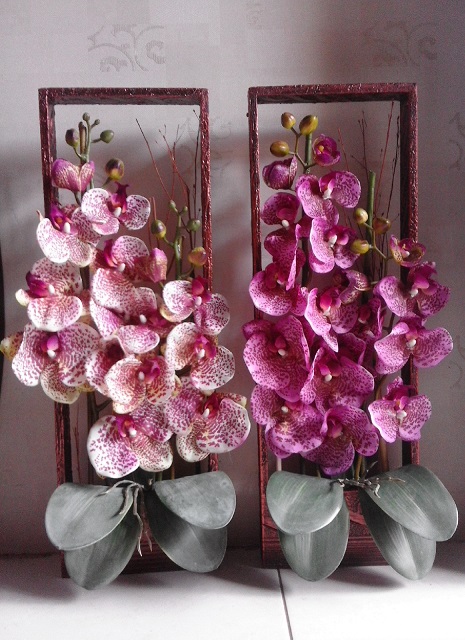 Pondok Dahar Lauk Jogja: Pigura Bunga Rangkai 3D - Vas Kayu Gantung ...