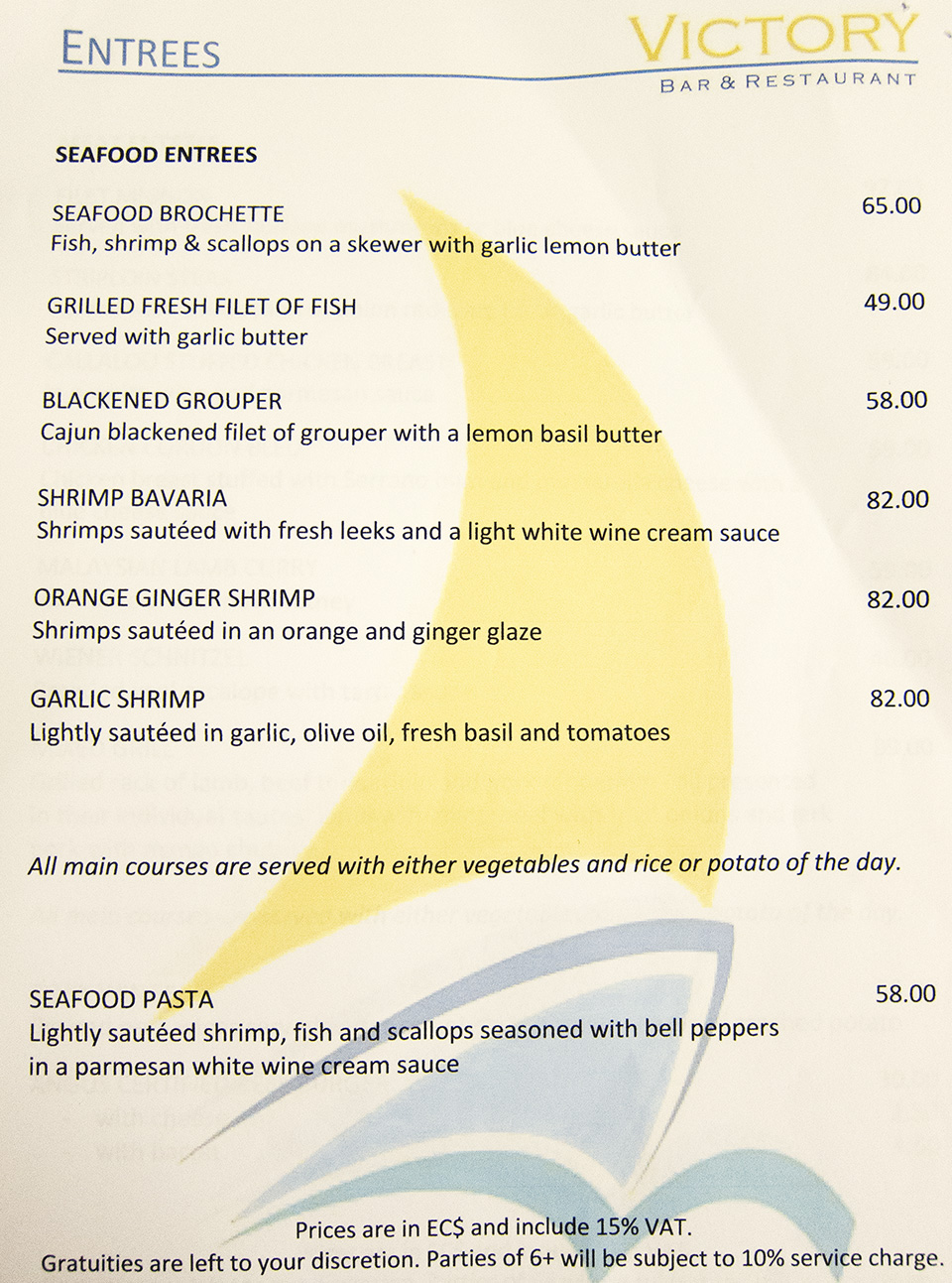 hello grenada, see you later america: Victory Bar & Restaurant (Port ...