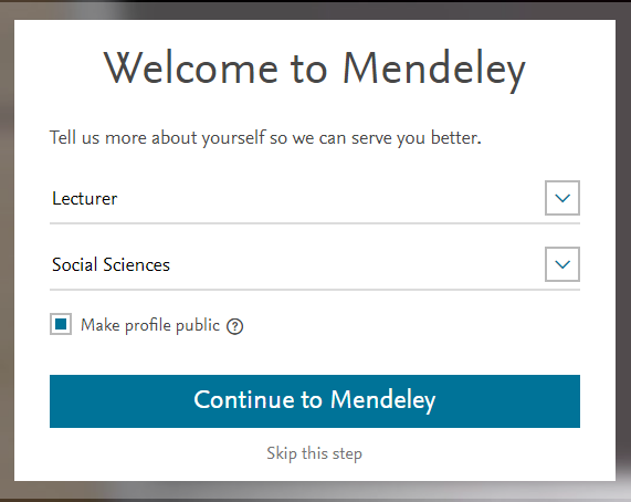 Tutorial Cara Mendaftar Account Mendeley - Kangbudhi Weblog