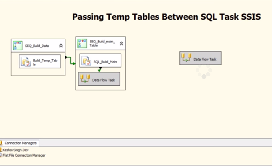 Exploring Ssis Using Temp Tables