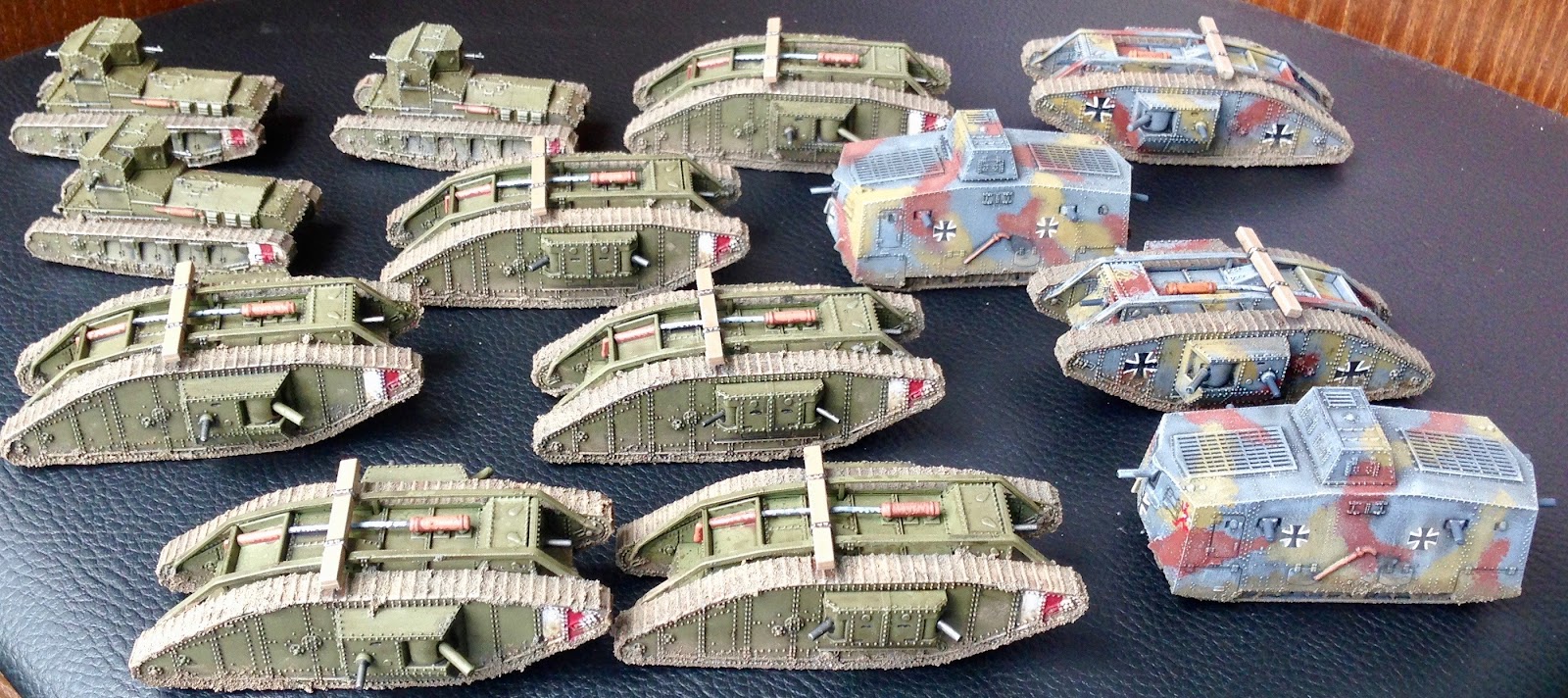 Wargaming with Barks: Plastic Soldier Company Great War Tanks