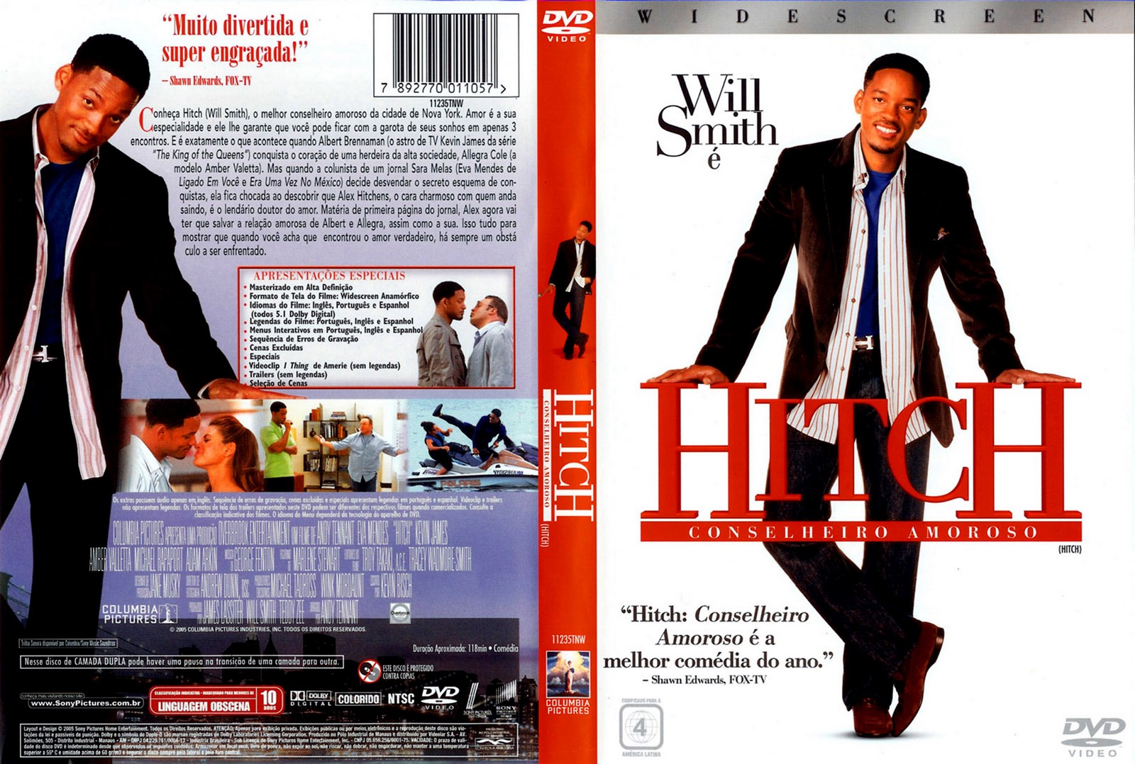 HITCH O CONSELHEIRO AMOROSO ~ CAPAS DE FILMES EM DVD