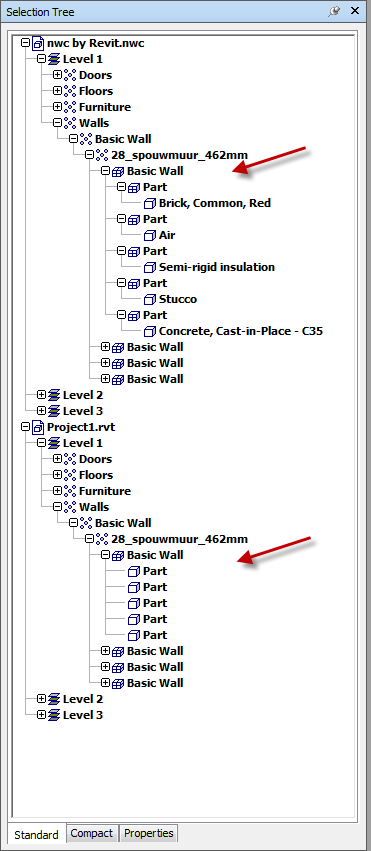 Daniël And Autodesk Aec Software Revit Vs Navisworks Nwc Files