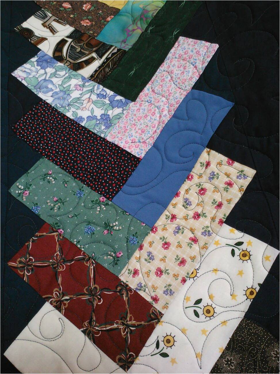 Pioneer Braid is quilted!