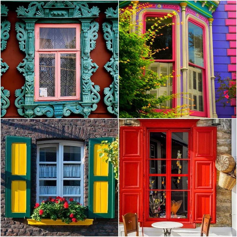 Inspiração - Janelas coloridas - ARCHLIFE | Heloise Travain