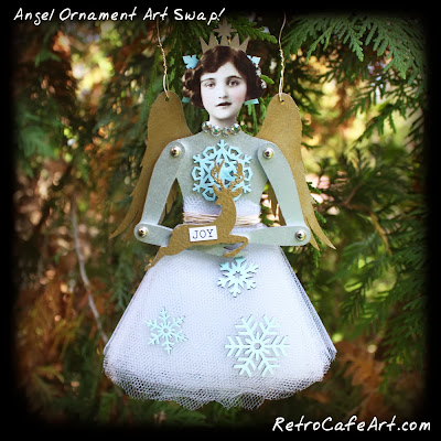 Retro Café Art Gallery: Victorian Scrap Angel Ornaments and More!