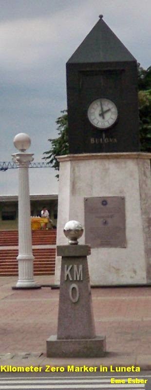 Em Esber Blog 1: Kilometer Zero in Rizal Park, Manila