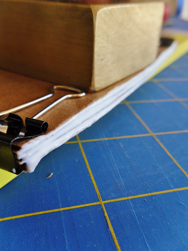 sketchy notions : Paper Bag Notebook diy