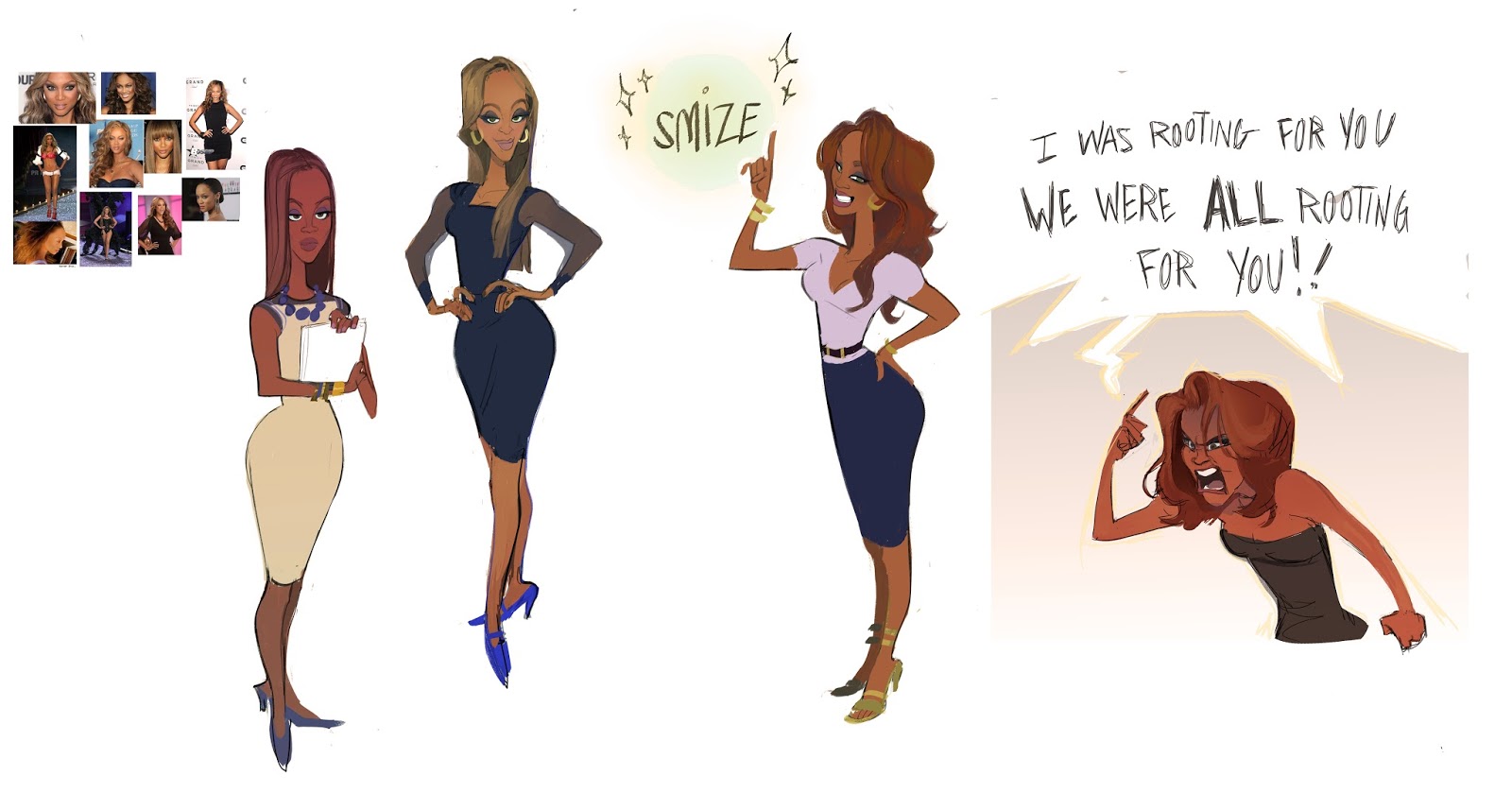 Brittany Myers Art Tyra Banks