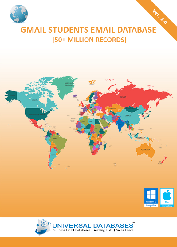 Gmail Students Email Database 50+ Million Records | Universal Databases ...