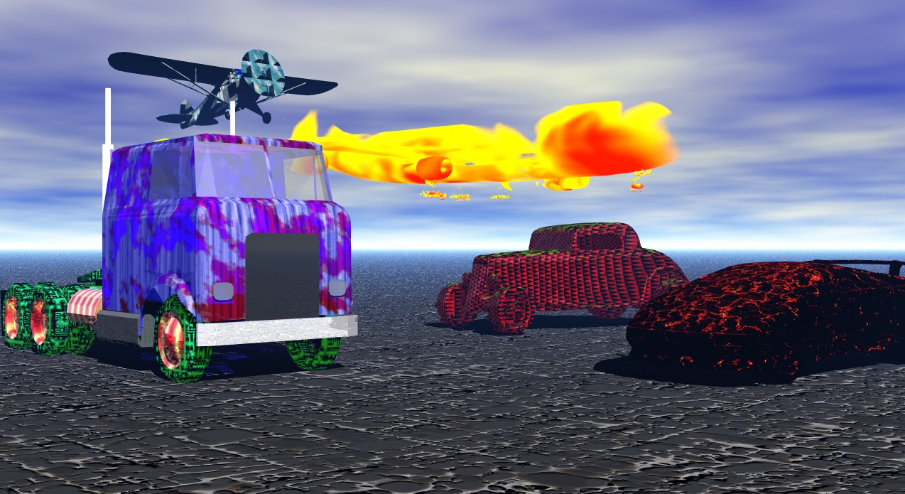 VILLAGE OF THE WOLVES: random designs for vehicles