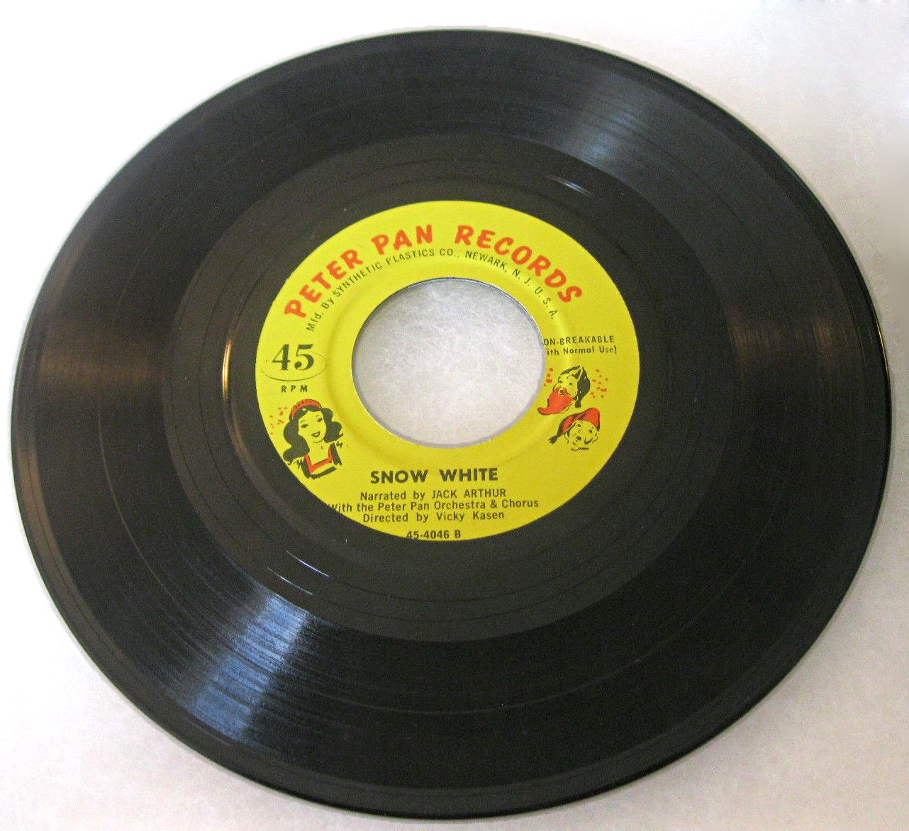 Filmic Light - Snow White Archive: Peter Pan Records - Snow White 78/45 rpm