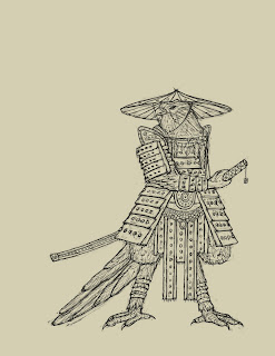 Kevin Jick Design: Bird Samurai