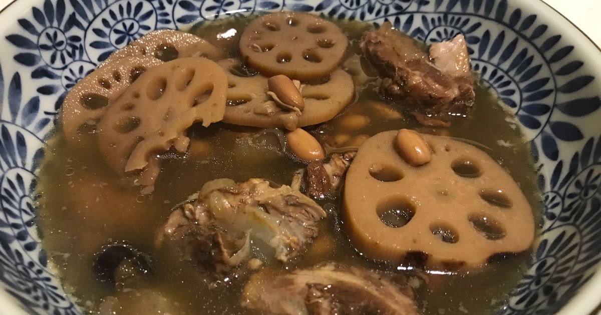 The Grouchy Goomba: Lotus Root Soup with Pork Ribs