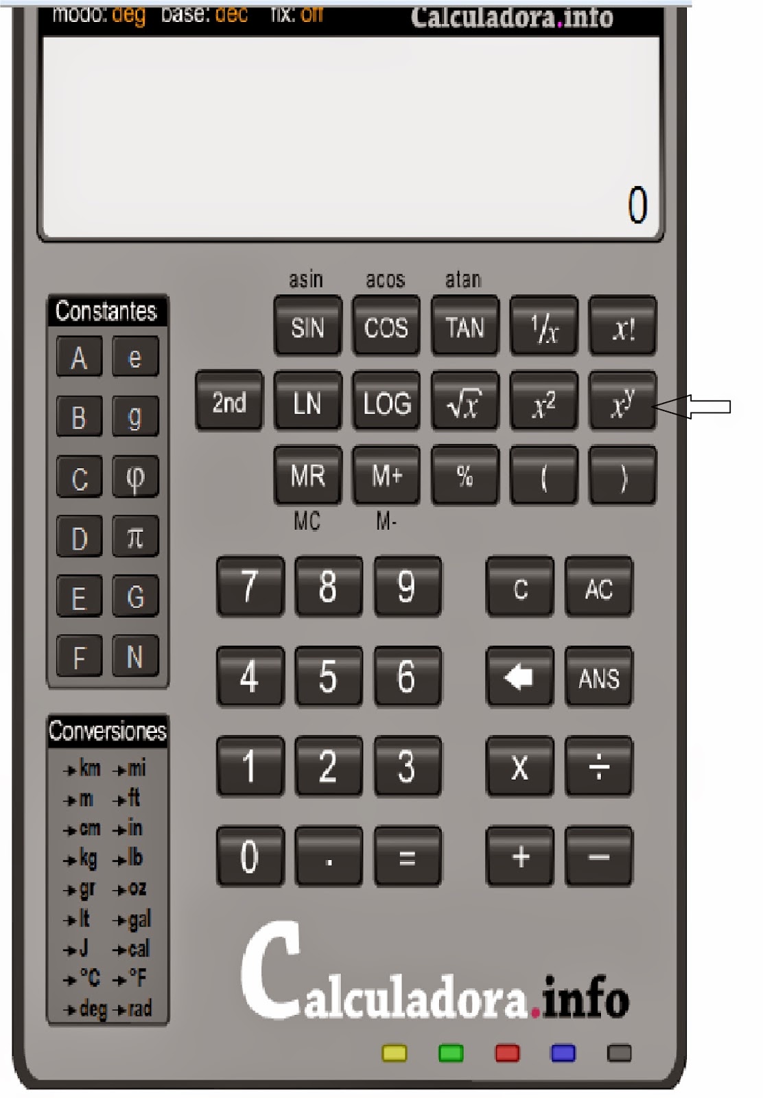 Valmir Sales Adm: Calculadora científica online