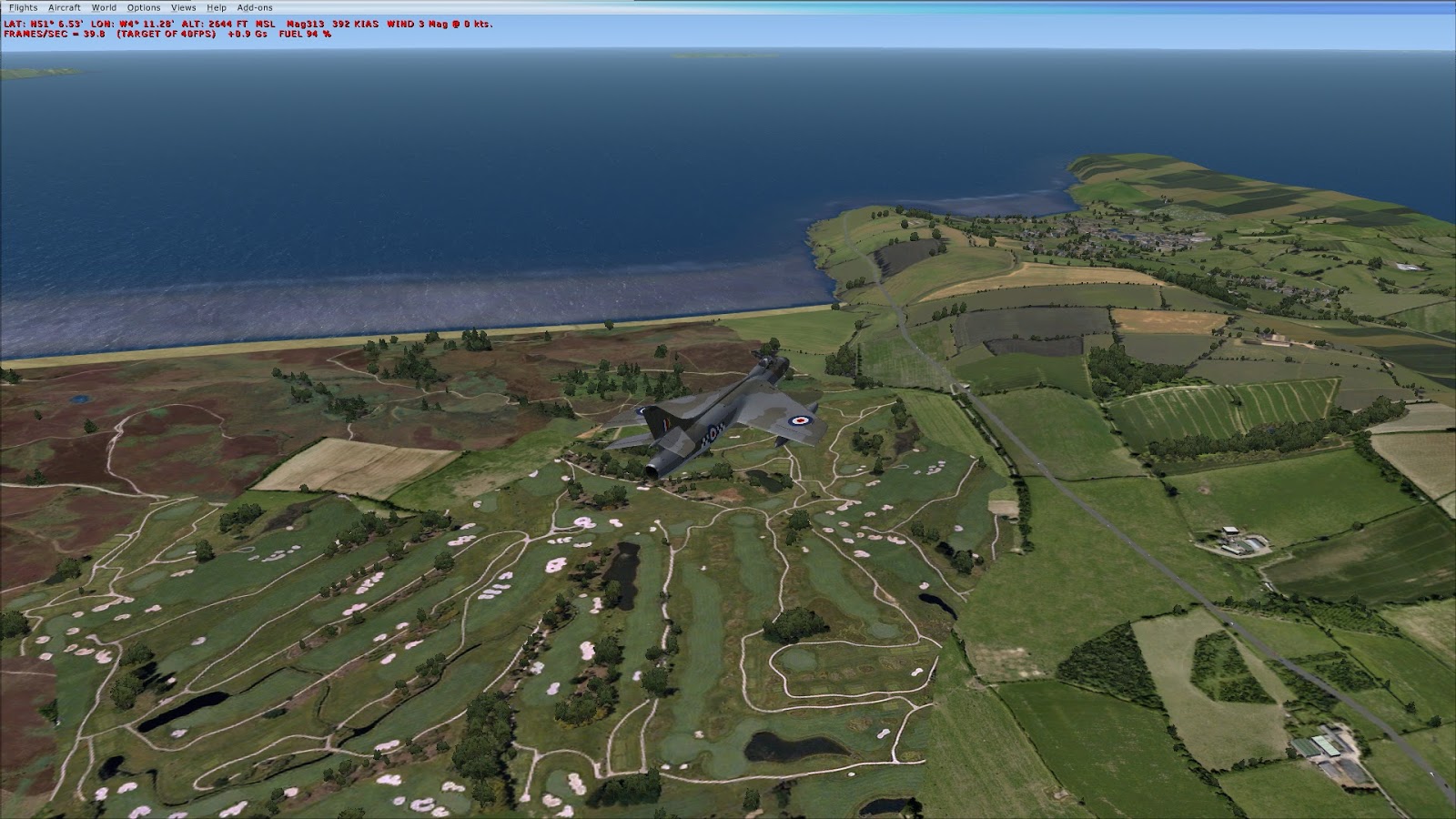 MS Flight Simulator X: Chivenor, EGDC,Royal Marines Base, North Devon, UK