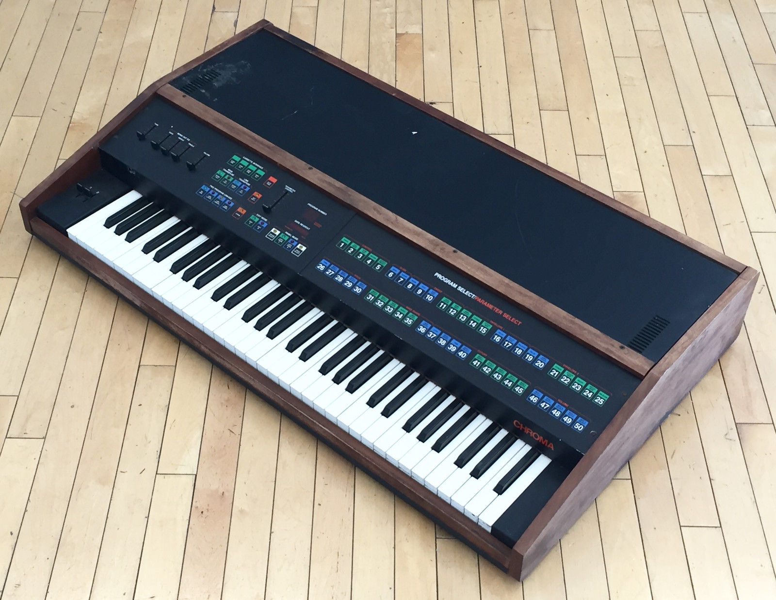MATRIXSYNTH: 1982 RHODES CHROMA ANALOG SYNTHESIZER SN 30176