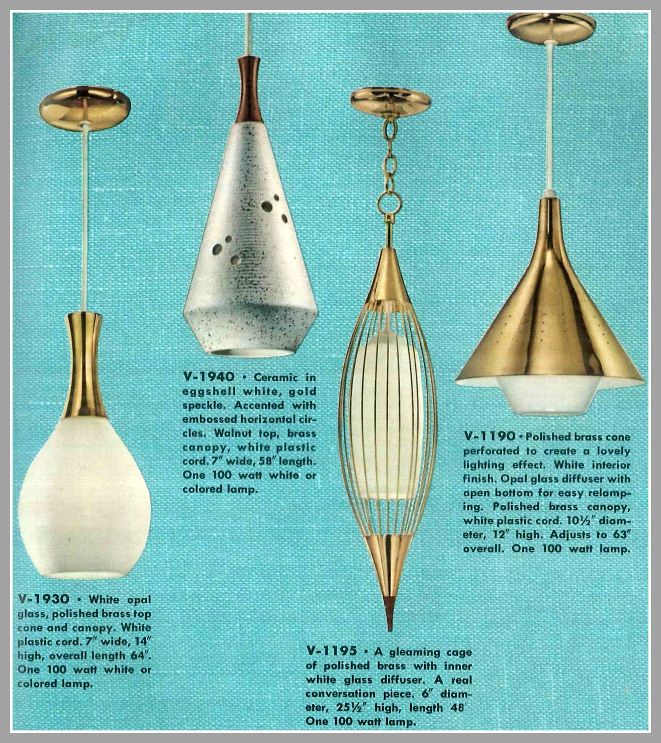 EverythingCroton: AND MORE MID-CENTURY MODERN LIGHTING FUN