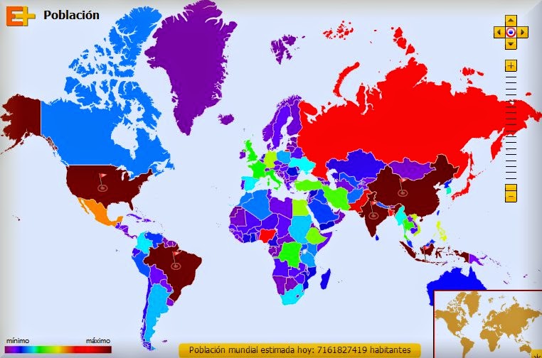 GEOHISTORIA 2º ESO: POBLACIÓN MUNDIAL 2014